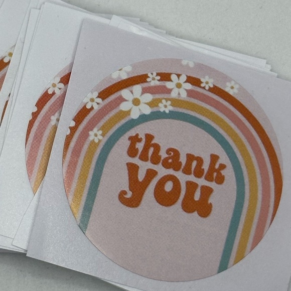 Design | Nwt 5 Thank You Stickers | Poshmark